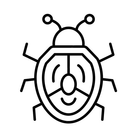 Premium Vector Bug Line Illustration