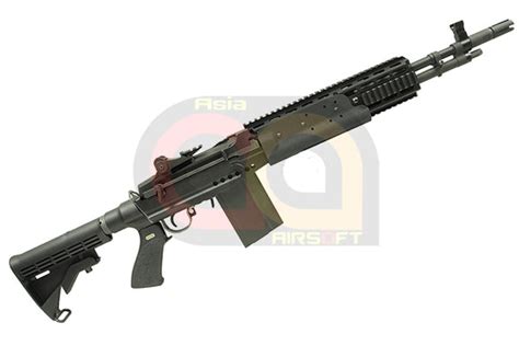 [we Tech] M14 Ebr Mod 1 Open Bolt Gas Blow Back Rifle With Marking [bl Sixmm 6mm