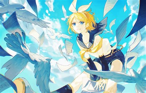 Kagamine Rin Vocaloid Drawn By Ryuhasahinaneru Danbooru