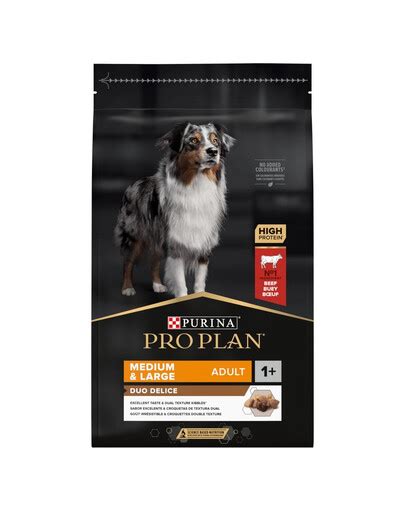 PURINA PRO PLAN Duo Delice Medium Large Adult - 10 kg - Boeuf avec riz ...