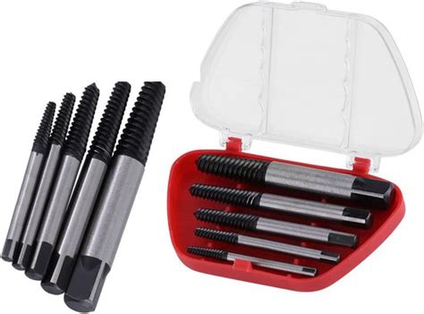 Set Van 5 Stuks Schroefverwijderaars Voor Gebroken Schroeven En