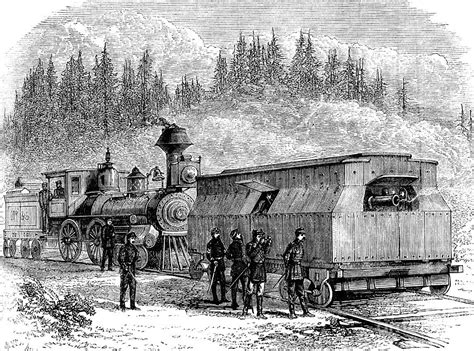 A Railroad Battery American Civil War By Print Collector