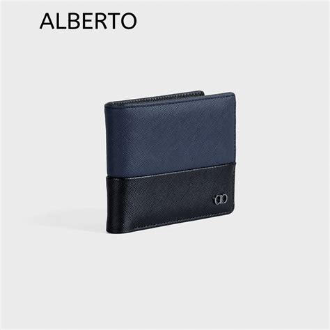 Alberto Mens Lei Bi Fold Wallet Shopee Philippines