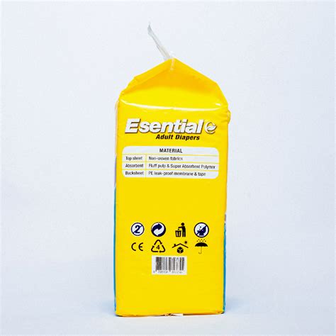 Esential Adult Diapers 10s Size L