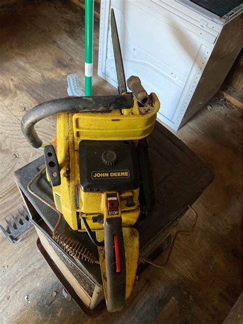 John Deere 45ev Chainsaw With Case Chainsaws Abita Springs