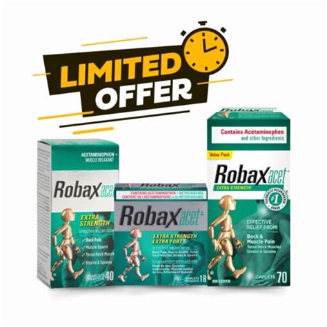 Buy Robaxacet Extra Strength Canadas 1 Solution For Muscle Spasms