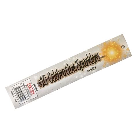 600pc 10 Gold Sparklers 100 Packs Of 6 Sparklers Wholesale Sparklers