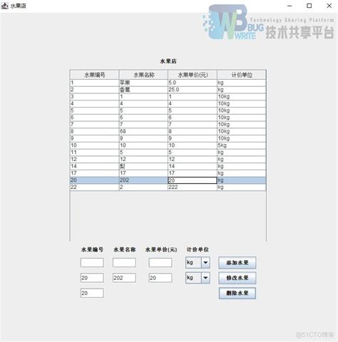 【内附源码和文档】基于java swing结合链表的水果超市管理系统 qq643cfcd062dbf的技术博客 51cto博客