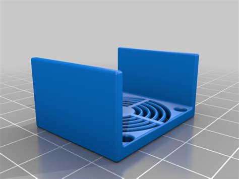 Free 3d File Esp8266 D1 Mini Wall Mount Fan Mount 🔌 ・3d Printing