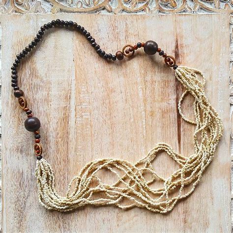 Bali Beaded Necklaces Handmade Boho Accessories