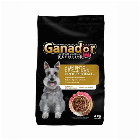 Alimento Para Perro Ganador Premium Senior 4kg Walmart En Línea