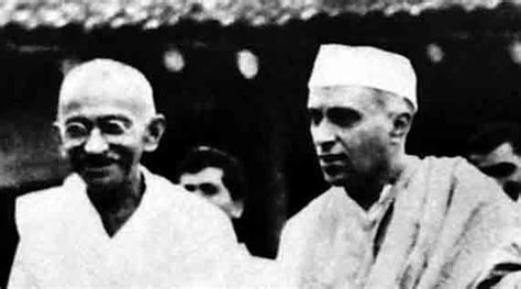 Jawaharlal Nehru With Mahatma Gandhi