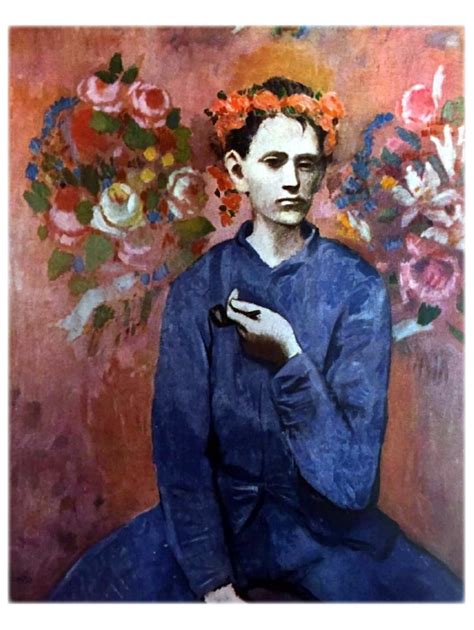 Pablo Picasso Blue Period Self Portrait