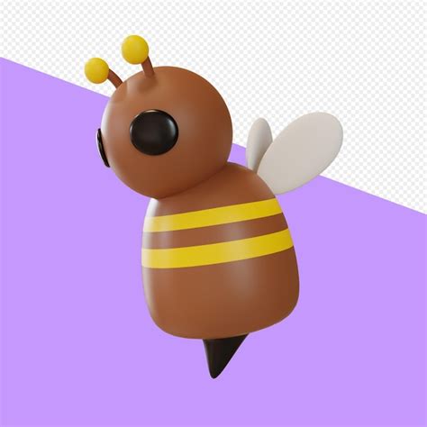 Premium Psd 3d Cute Bee