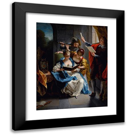 Jean Raoux 15x18 Black Modern Framed Museum Art Print Titled A