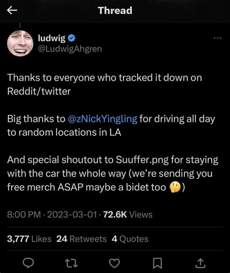 Our Best Friend Ludwig Cant Consider Deleting The Subreddit Now After All The Work It Did To