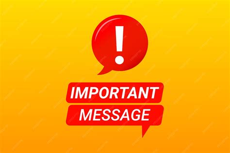 Very Important Message Clip Art