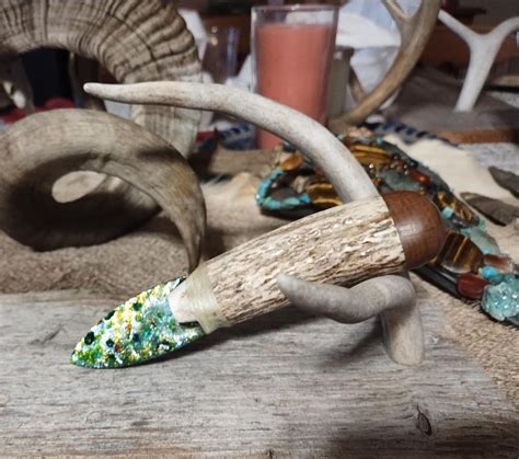 Obsidian Knapped Flint Knapped Artisan Glass Knapped Two Toned Knife Etsy