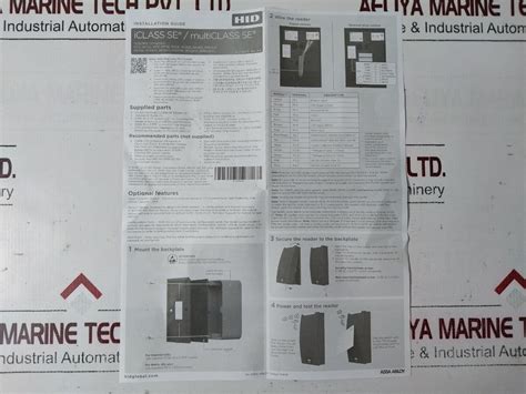 Hid Multiclass Se Rp10 Reader Ip55 Aeliya Marine