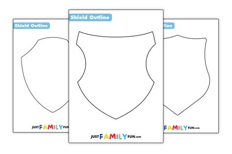 Printable Shield Pattern