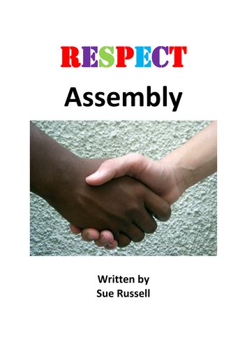 Respect Assembly Or Class Play Teaching Resources