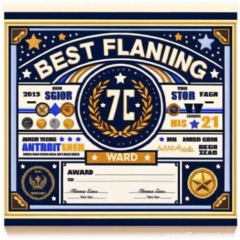 Award Recognition Stable Diffusion Online