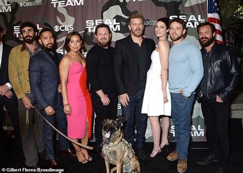 Seal Team Mid Season Premiere Party Seal Team Show Davis Seal Team
