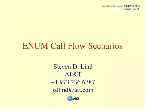 Ppt Enum Call Flow Scenarios Powerpoint Presentation Free Download Id706889