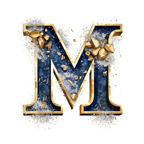 Gold Letter M