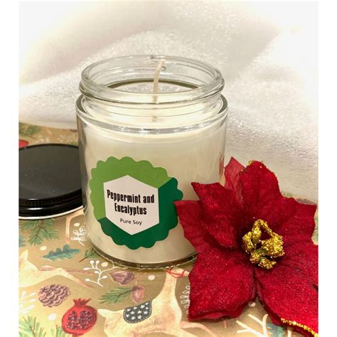 Small Peppermint Eucalyptus Candle Spectrum Gallery Online Shop