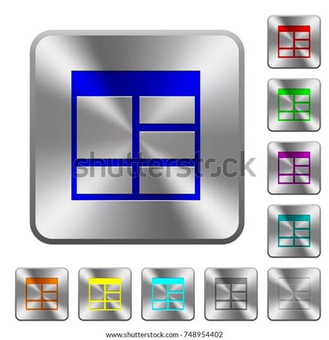 Spreadsheet Vertically Merge Table Cells Engraved Stock Vector Royalty Free 748954402