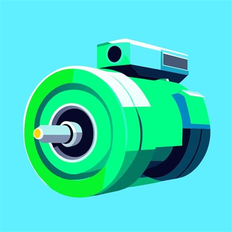 Electric Motor Vector Illustration Premium Ai Generated Vector