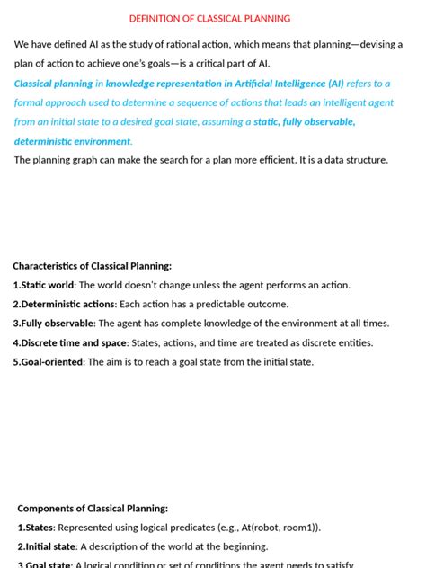 7unit 4 Definition Of Calassical Planing Pdf