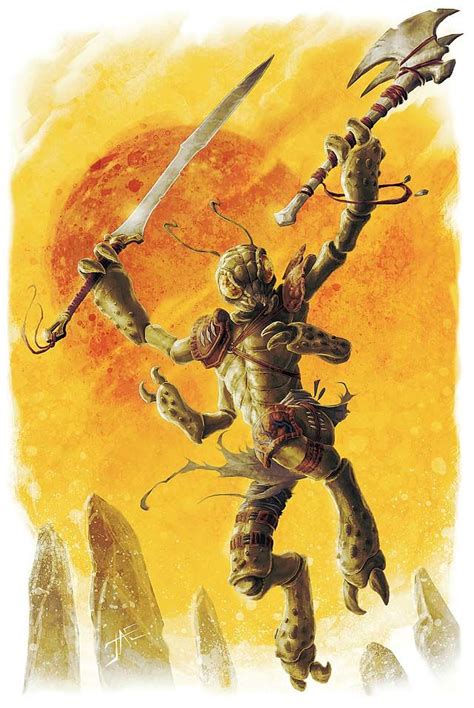 Thri Kreen Predator Fantasy Art By Jasonengle Dnd Bug Race Thri
