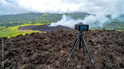 Volcano Surveillance Using Radar Technology A Volcanic Landscape With