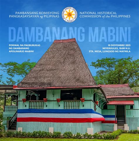 Nhcp Re Opens Mabini Pup And Nagcarlan Museums Philippine Information