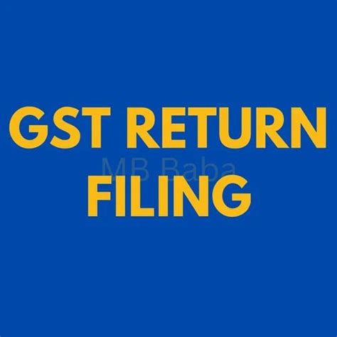 Filing Of Gst Return In Mumbai Id 2855193557012