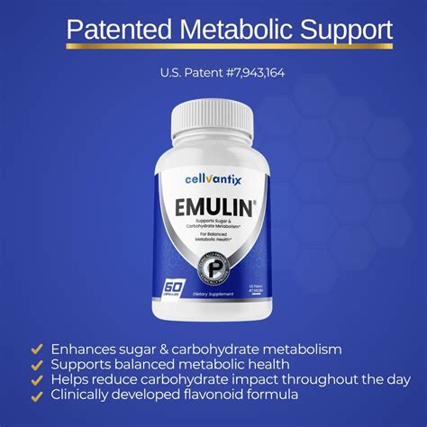 Cellvantix Emulin® Is A First Of Its Kind Patented Formulation