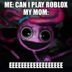 Mommy Long Legs Jumpscare Blank Template Imgflip