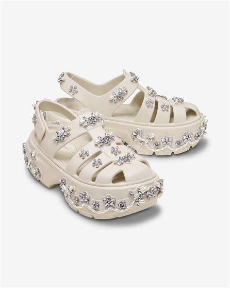 Crocs Womens Simone Rocha Fisherman Stomp Stucco Dover Street