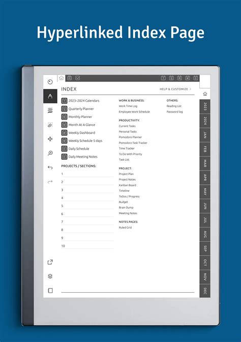 Download Remarkable Project Planner Hyperlinked Pdf
