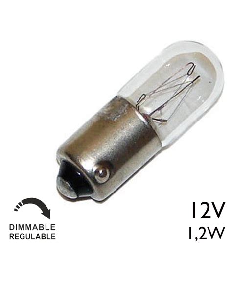 Lámpara Tubular 12v 1 2w Ba9s 100ma