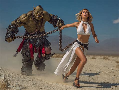 A Beauty Who Becomes A Coffle To The Orc Army By Sansoptical3 On Deviantart