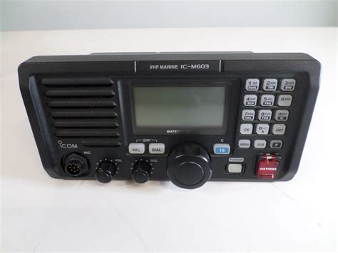 Icom Ic M603 Dsc Marine Vhf Transceiver European Model Max Marine Electronics