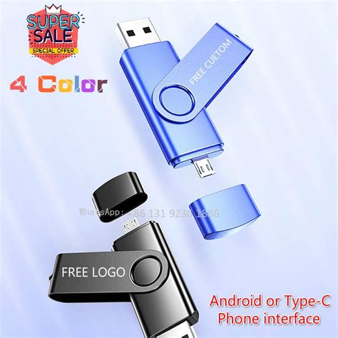 OTG USB Flash 16GB 64GB TYPE C Usb Flash Drive 128gb Memory Stick Pendrive 32GB Micro Interface