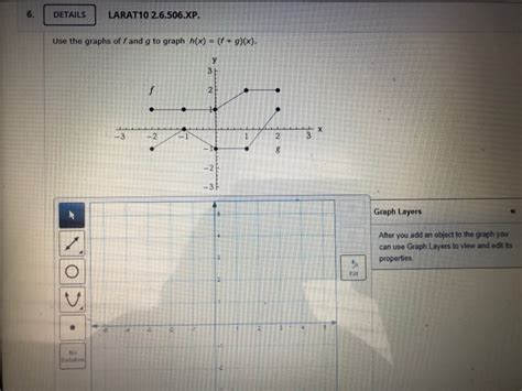 solved 6 details larat10 2 6 506 xp use the graphs of fand
