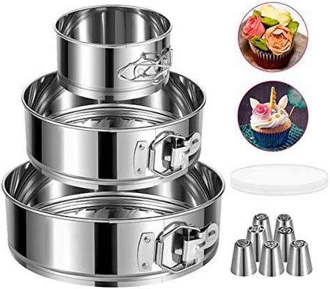 Springform Pan Stainless Steel Springform Cake Pan Leakproof