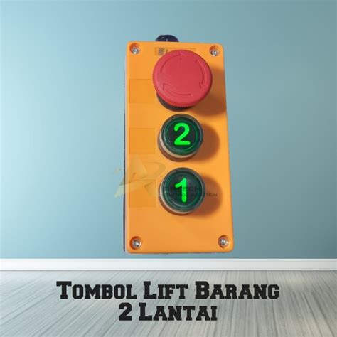 Jual Tombol Lift Barang 2 Lantai Led 220v Shopee Indonesia
