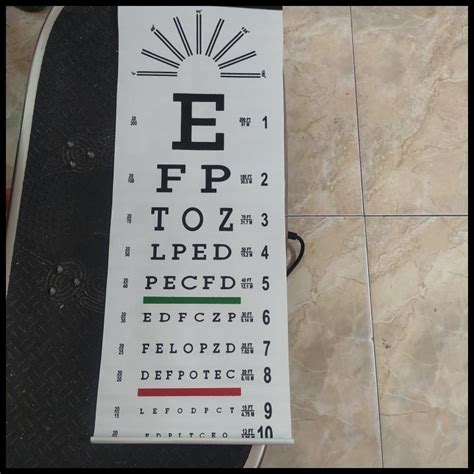 Jual Snellen Chart Tes Mata Shopee Indonesia