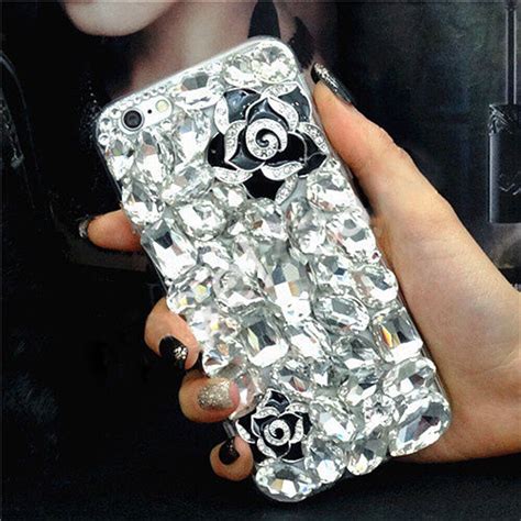 Handmade Luxury Bling Diamond Rhinestone Crystal Jewelled Back Phone